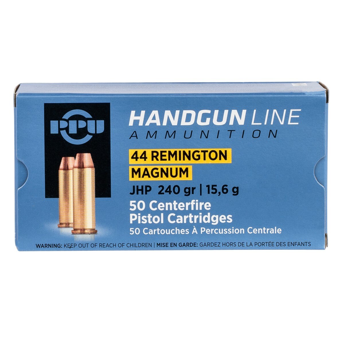 PPU Handgun 44 Rem Mag 240 Grain JHP 50 Rd | Bass Pro Shops